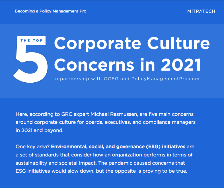 The Top 5 Corporate Culture Concerns in 2021 | Mitratech