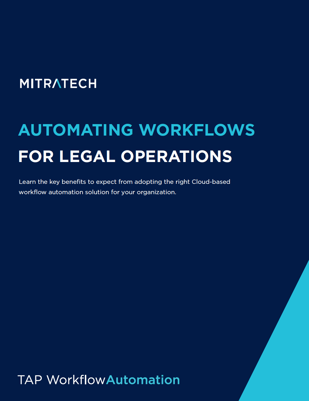 Automating Workflows for Legal Operations | Mitratech Automating Workflows for Legal Operations | Mitratech