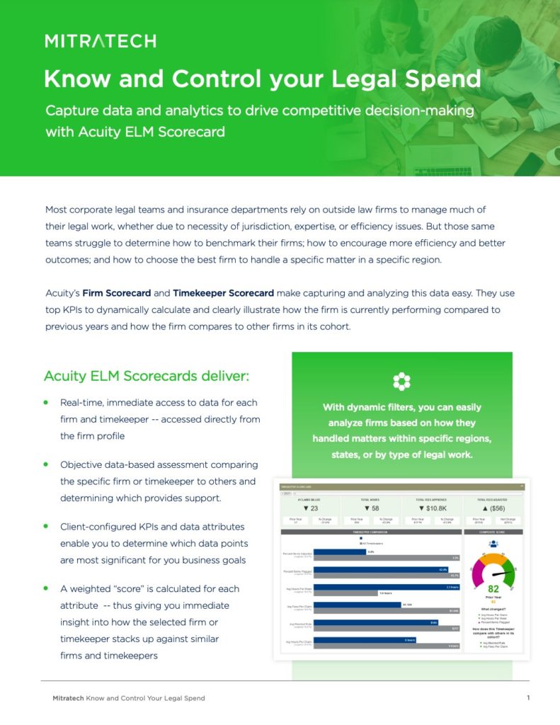 Acuity ELM Essentials - Claims Defense | Mitratech