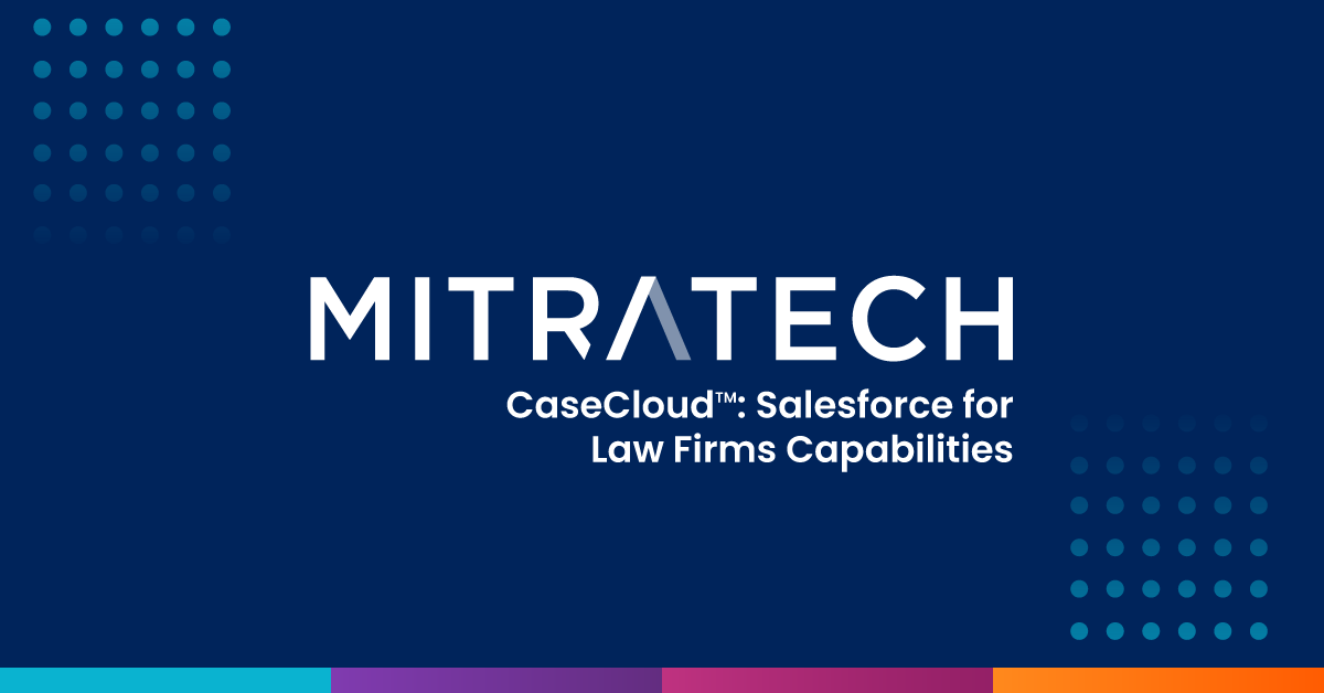 Salesforce Capabilities for Law Firms