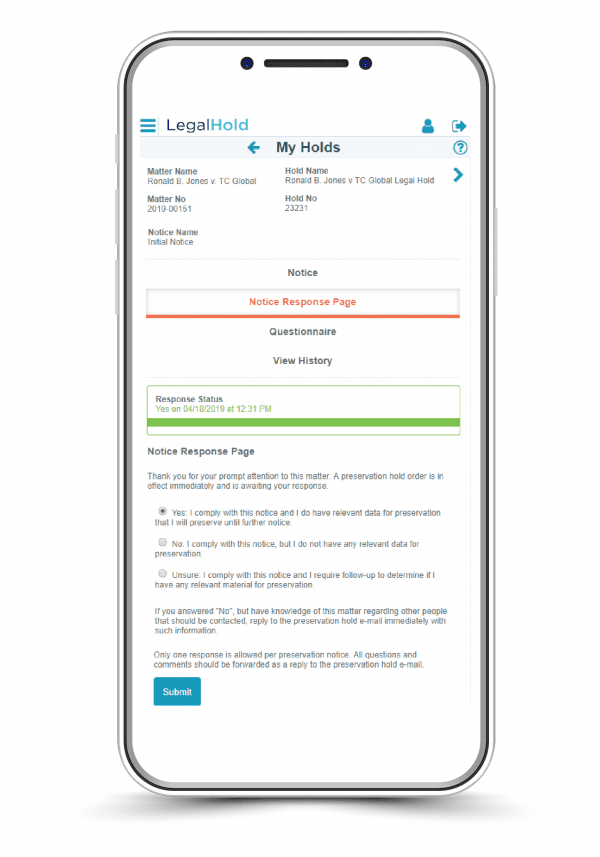 Legal Hold Software with Built-In Custodian Portals | Mitratech