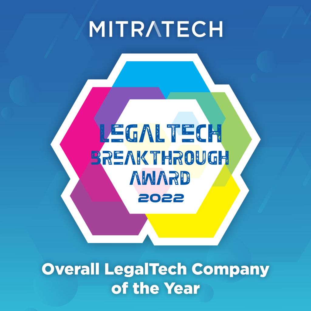 Mitratech Awarded Coveted “Overall LegalTech Company of the Year ...
