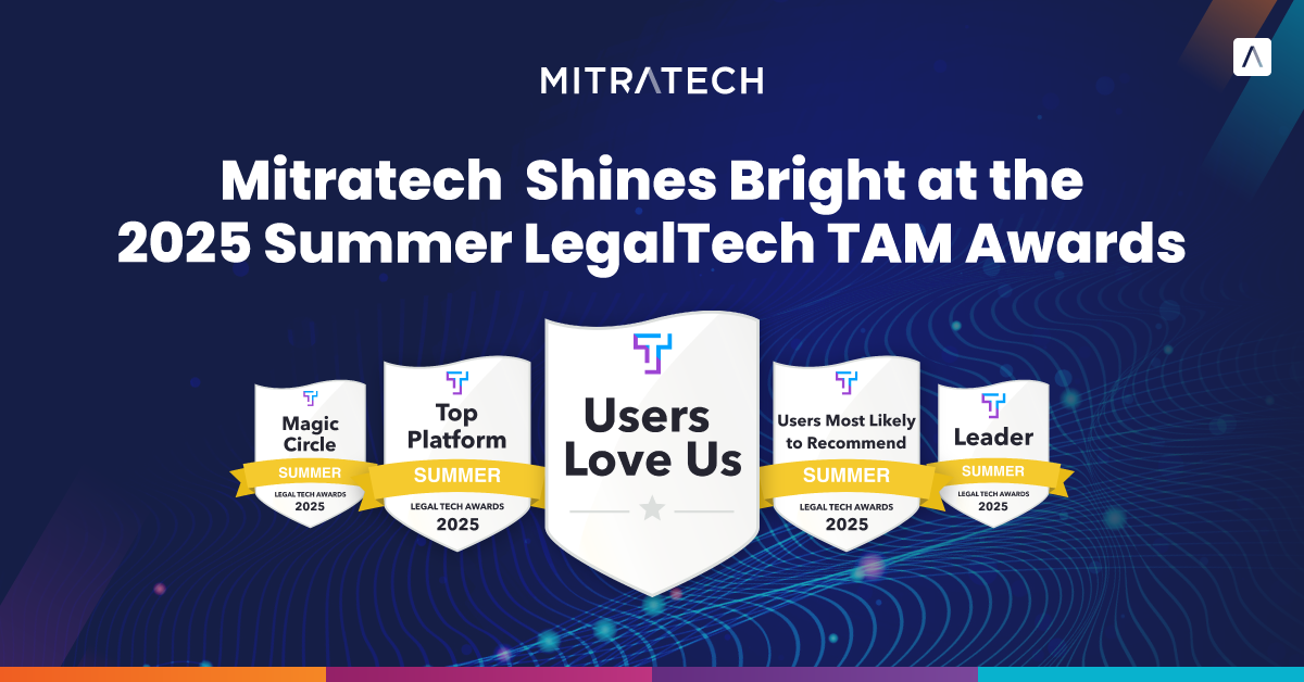 Mitratech Named a 2025 Top LegalTech Provider