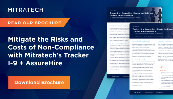 Mitigate the Risks and Costs of Non-Compliance with Tracker I-9 and ...
