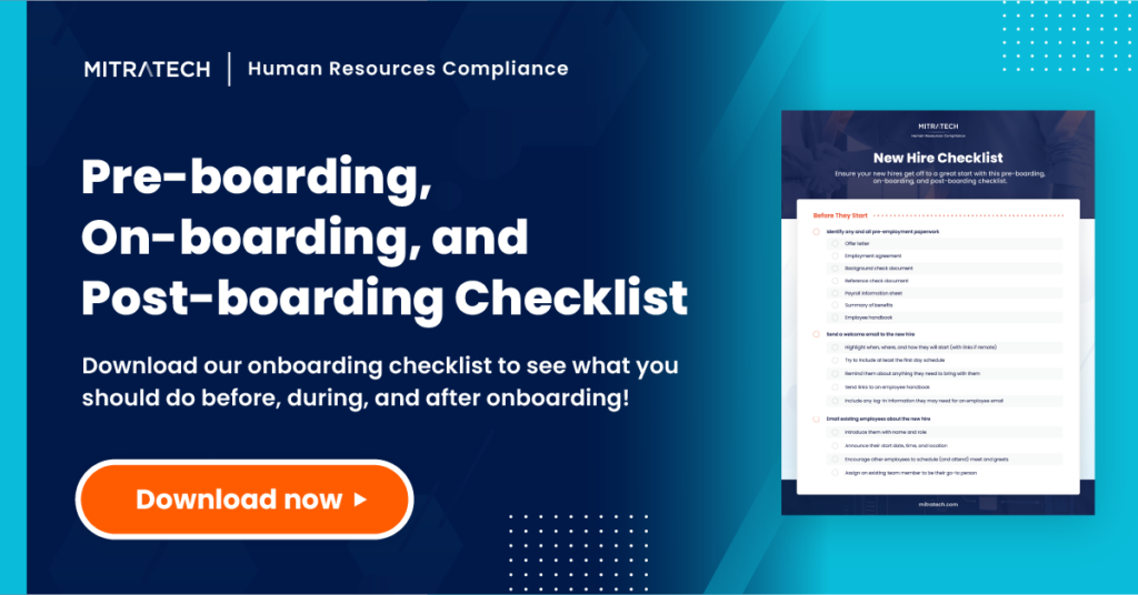 The 5 Best Practices for New Hire Onboarding | Mitratech