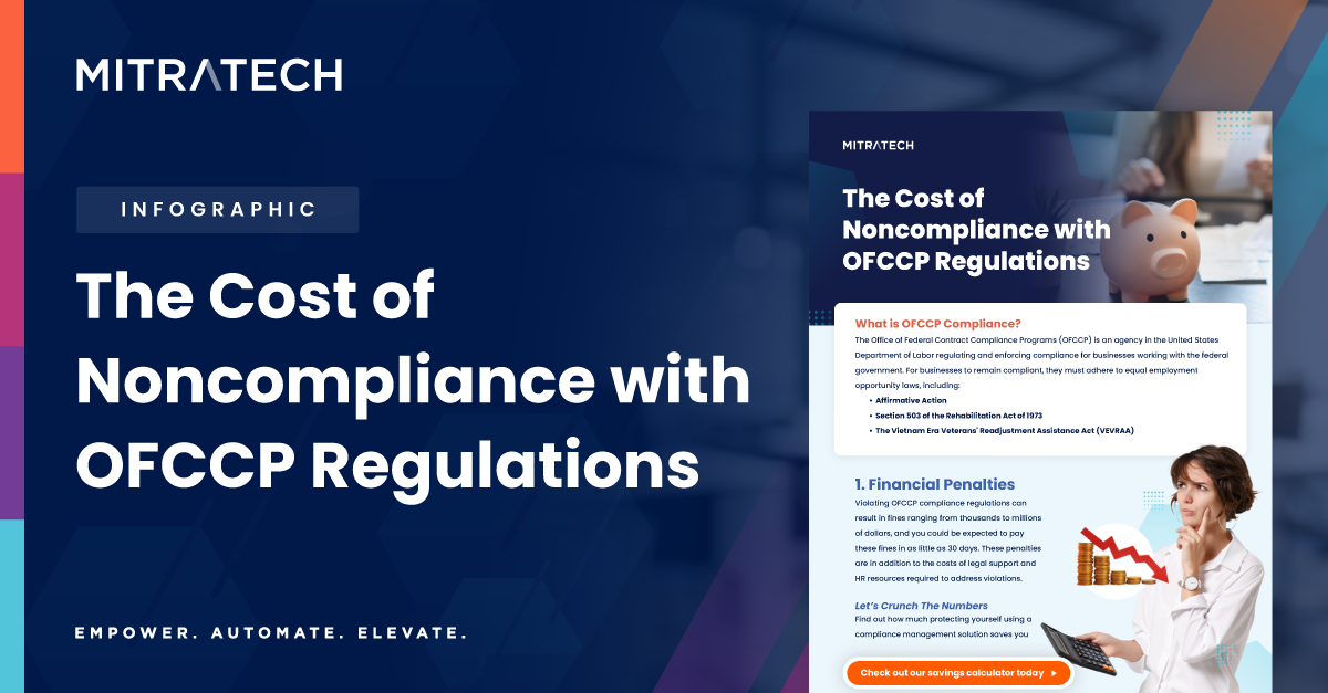 Le coût de la non-conformité aux réglementations de l'OFCCP