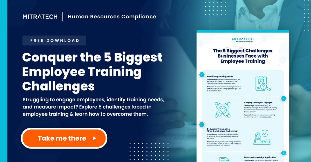 Conquer the 5 Biggest Employee Training Challenges (Infographic)
