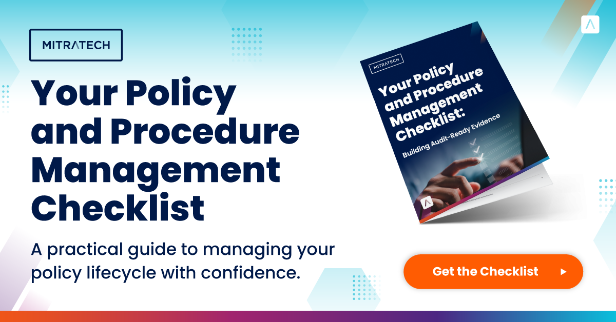 Policy & Procedure Management Checklist: Audit-Ready Evidence