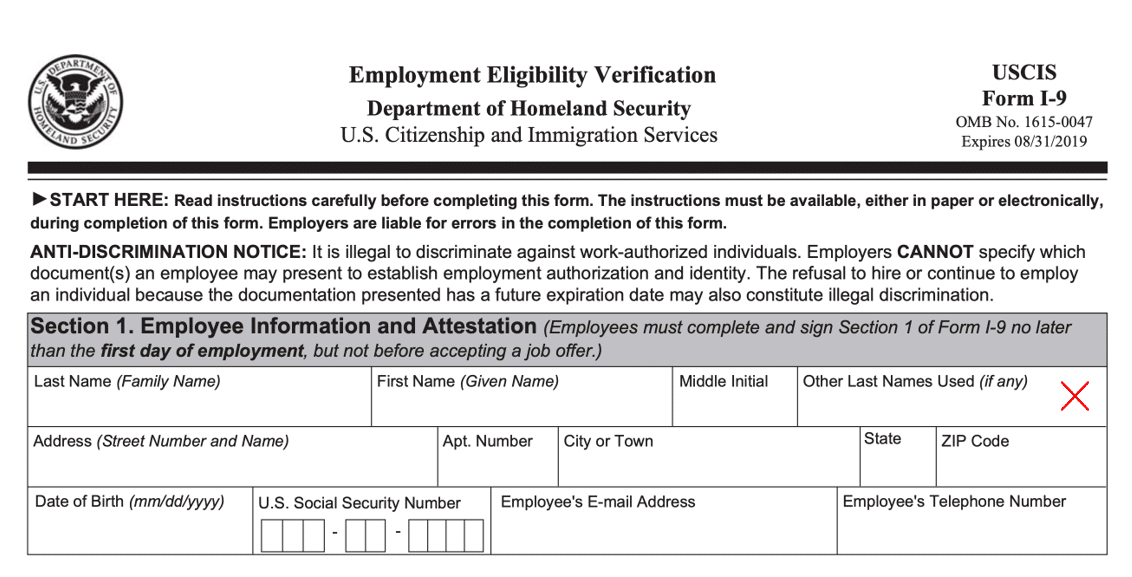 What Does a Blank I-9 Form Mean? Common Form I-9 Mistakes