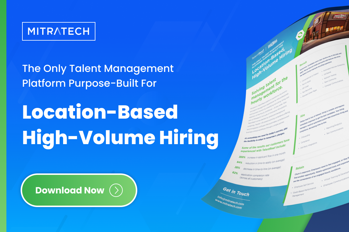 Adquisición de talento de nuevo nivel: La nueva experiencia de aplicación de TalentReef | Mitratech
